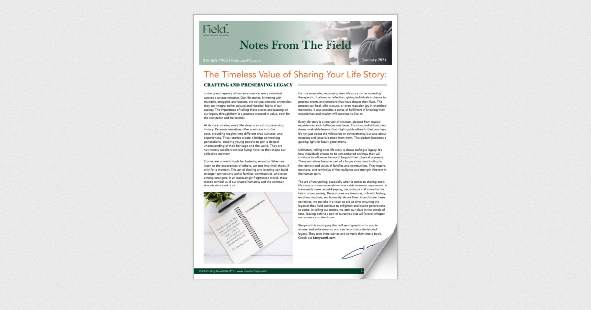 Field Law - January 2024