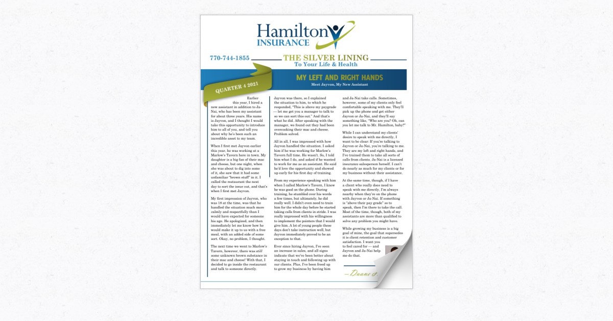 Hamilton Insurance Group - Quarter 4 - 2021