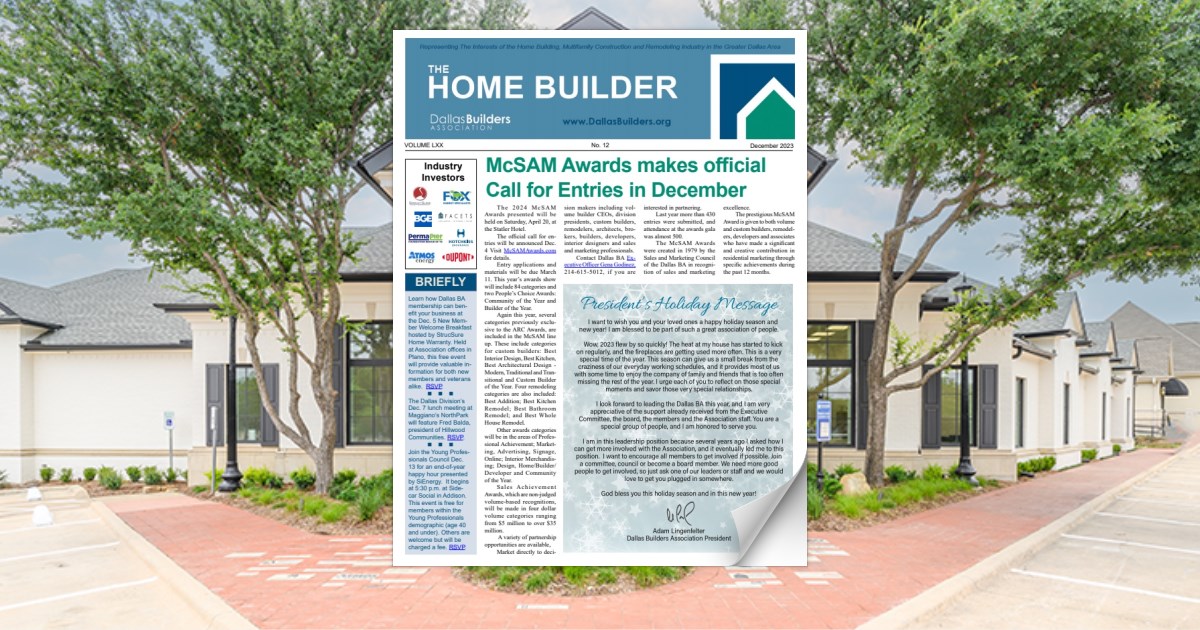 The Home Builder - December 2023 - Page 10