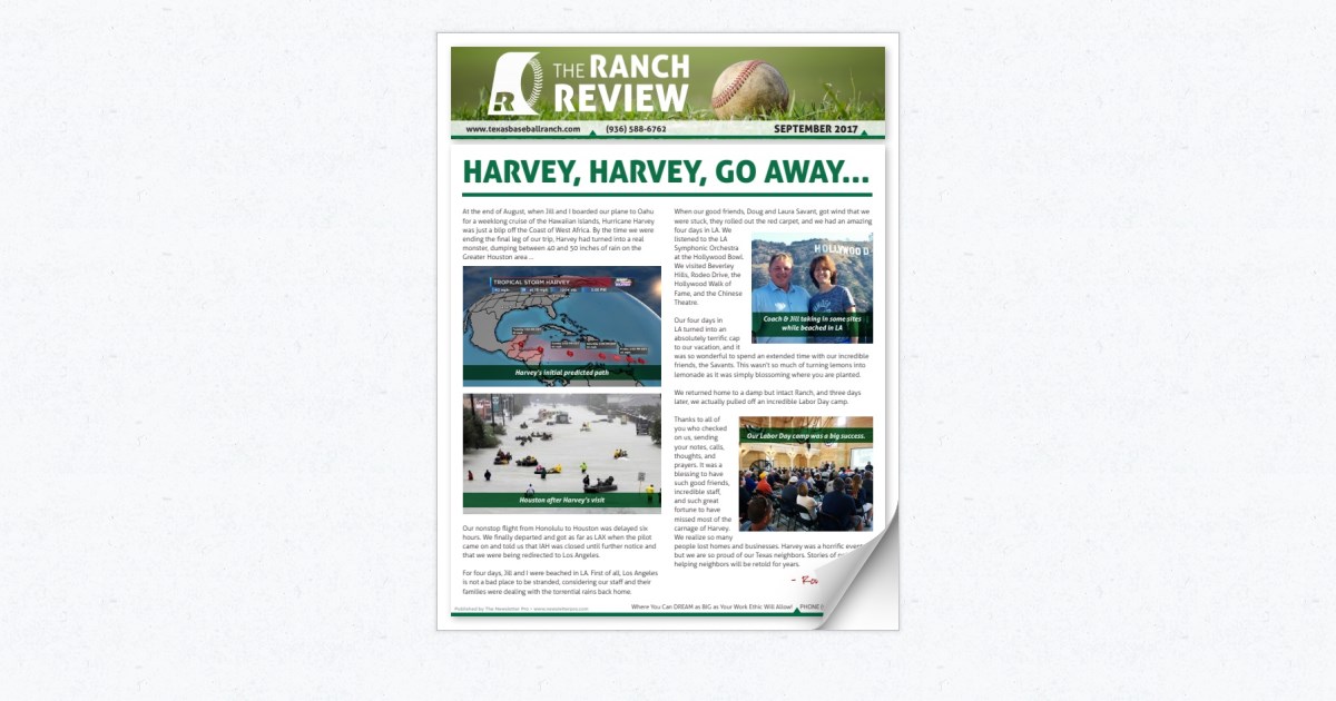 Texas Baseball Ranch September 2017 - Page 2