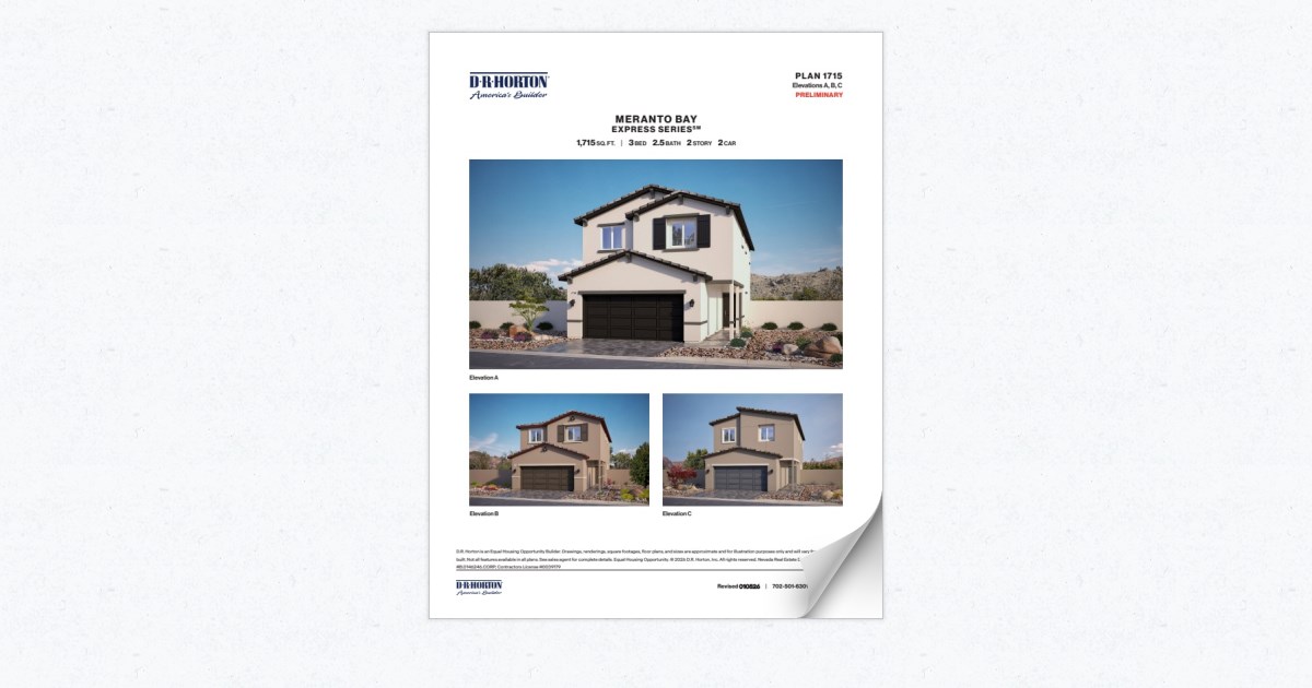 Meranto Bay floor plans and features