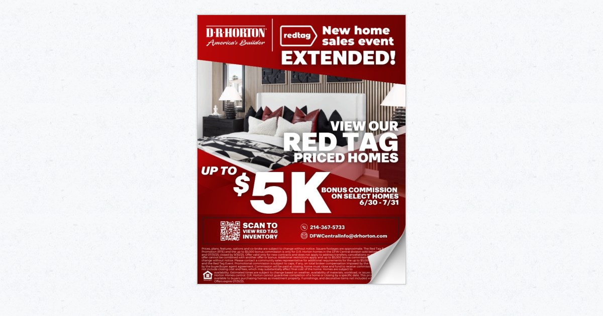 5K Realtor Bonus | DFW Central Red Tag Event