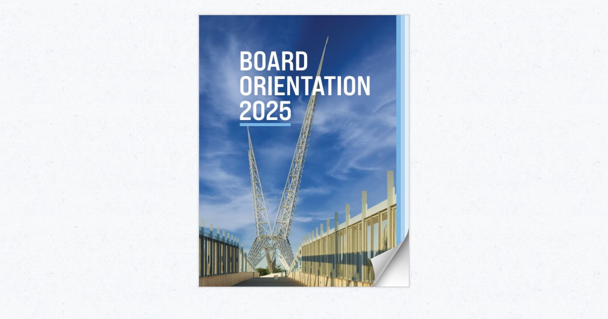 2025 Board Orientation