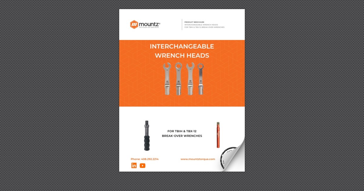 Interchangeable Heads for TBIH & TBX-12 Wrenches Brochure