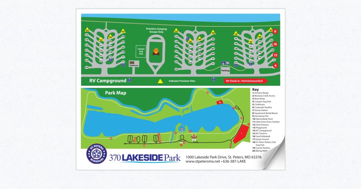 370 Lakeside Park Map