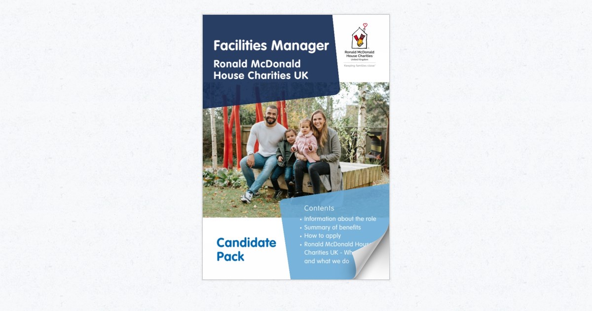 Ronald McDonald House Charities - Facilities Manager