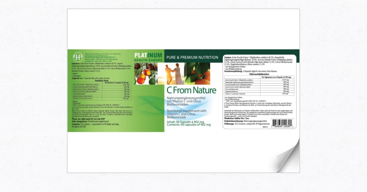 Label C from Nature