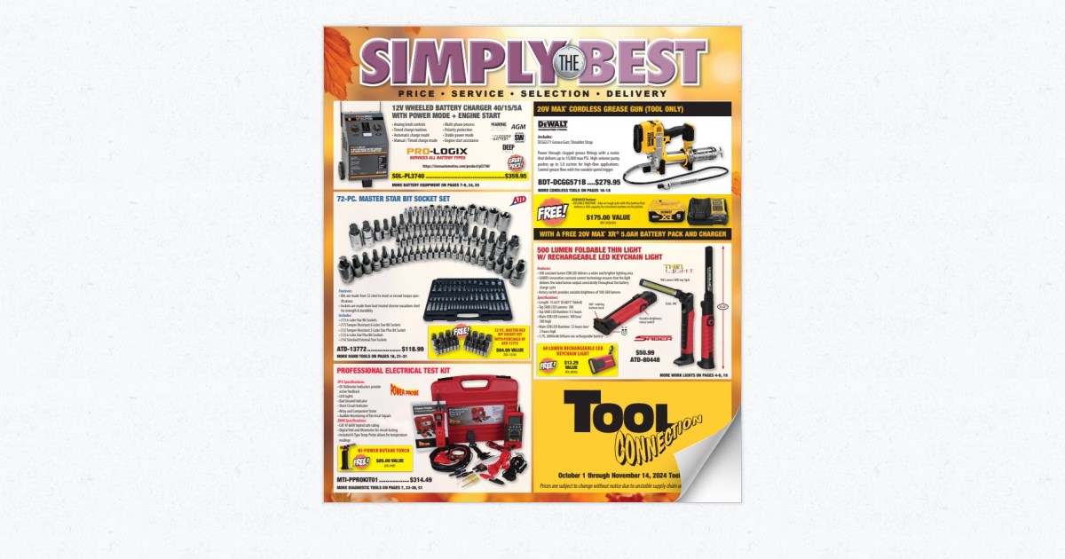 Simply the Best Tool Connection - Oct. 1 - Nov. 14, 2024 - Page 41