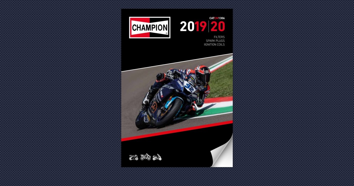 Champion Motorcycle Spark Plug Catalogue