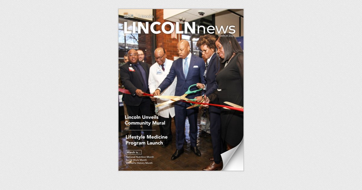 Lincoln Hospital March Newsletter