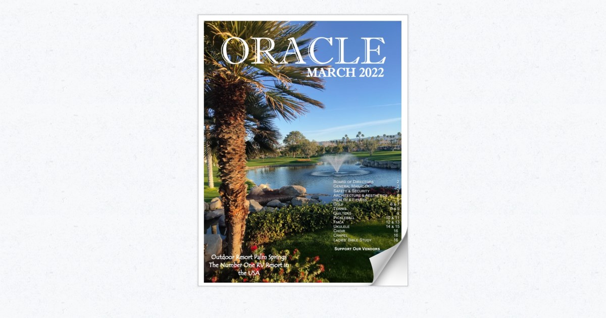 March 2022 Oracle