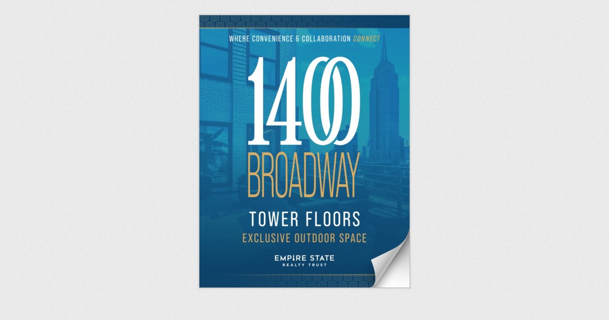1400 Broadway Tour Book