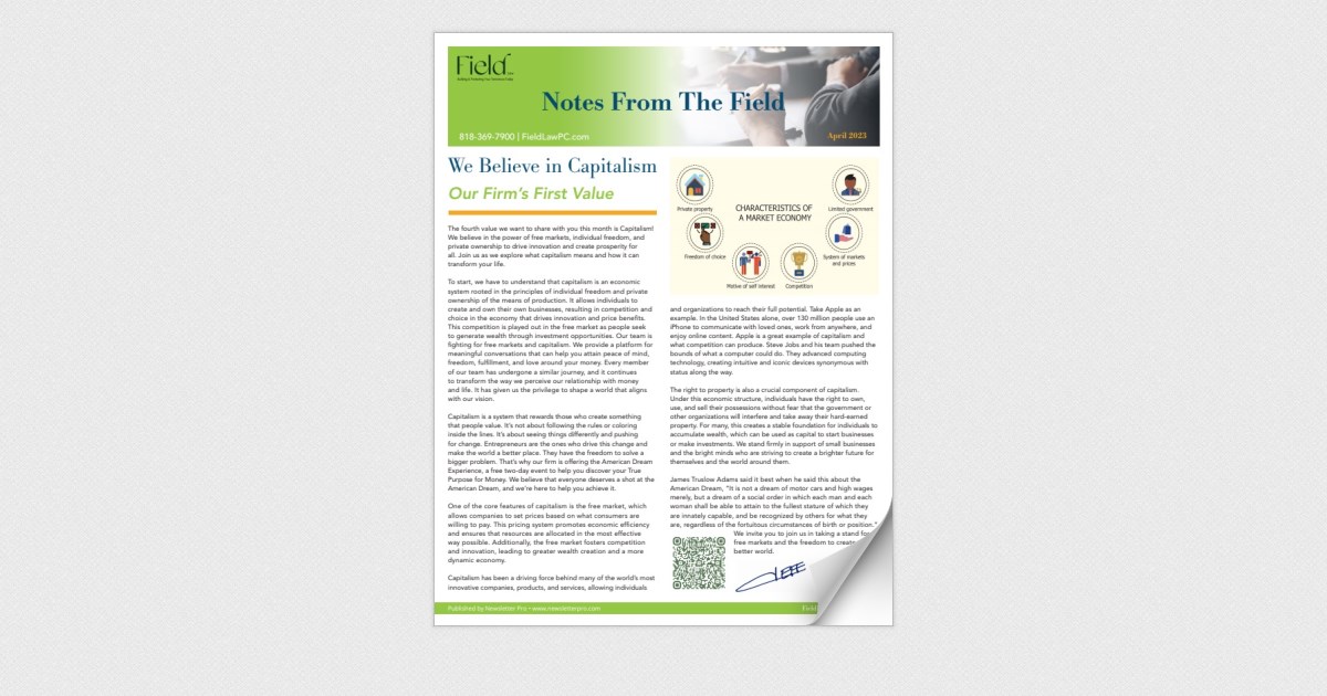 Field Law - April 2023