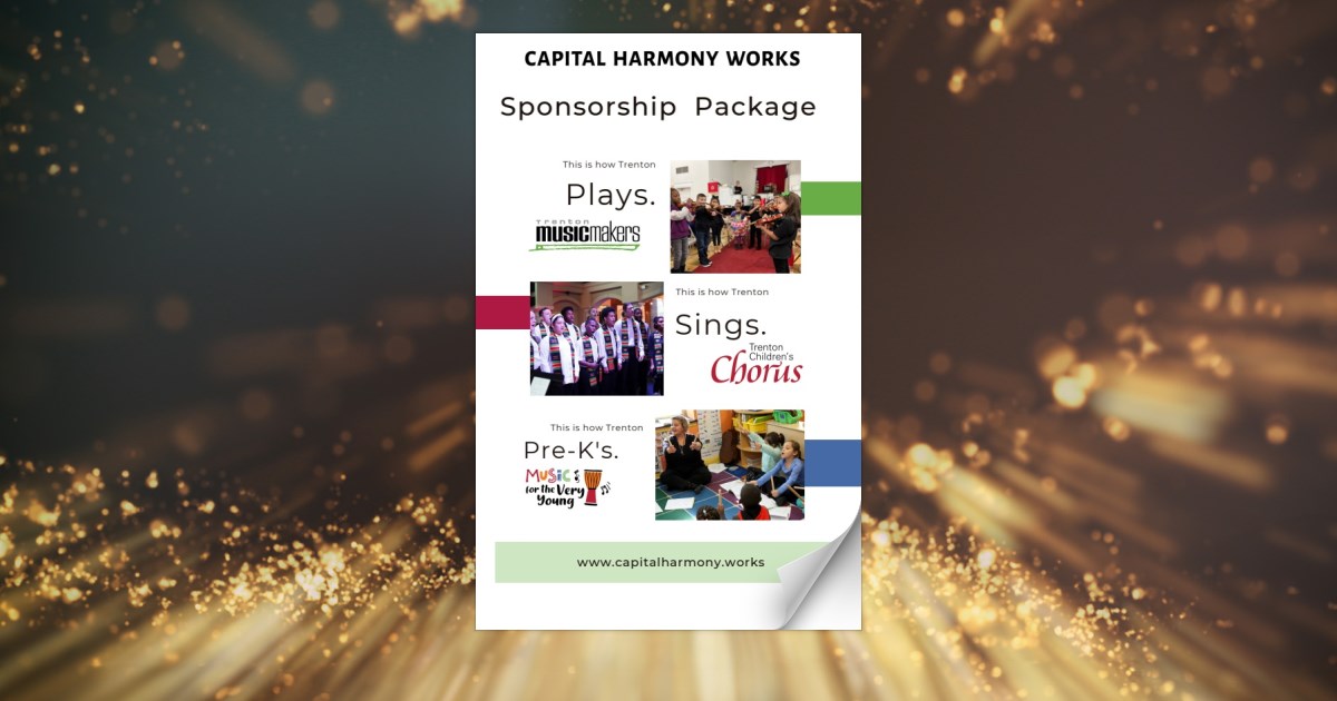 Capital Harmony Works - Sponsorship Package