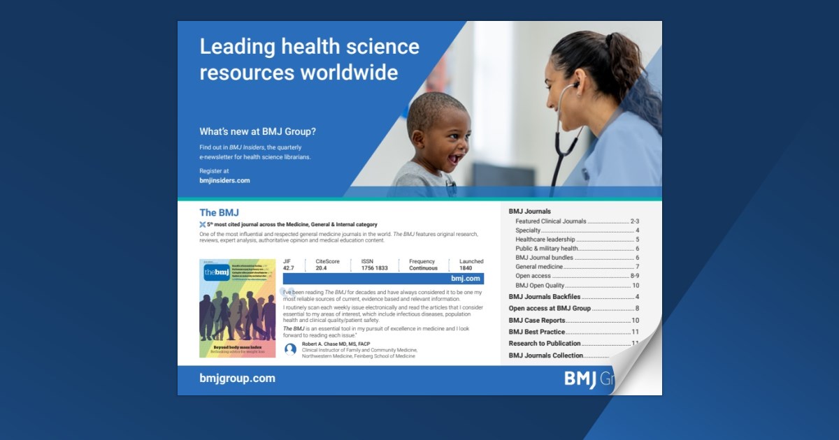 - BMJ Journals brochure