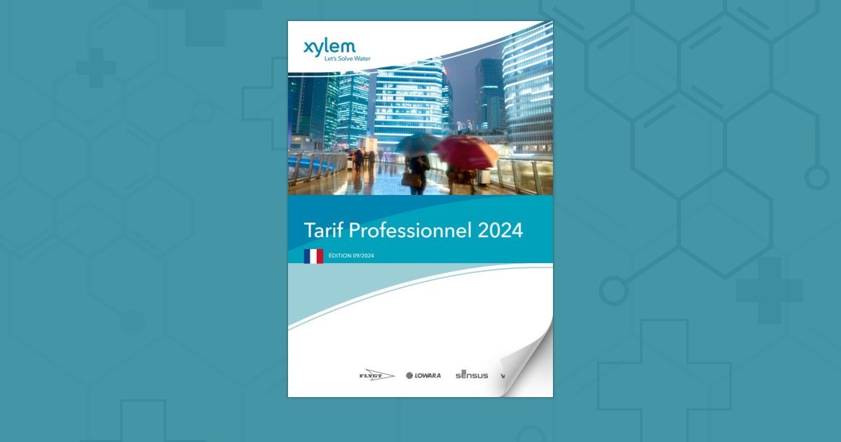 TARIF PROFESSIONNEL XYLEM 09-2024 - Page 162