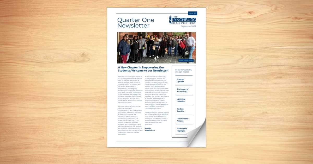Quarterly Newsletter