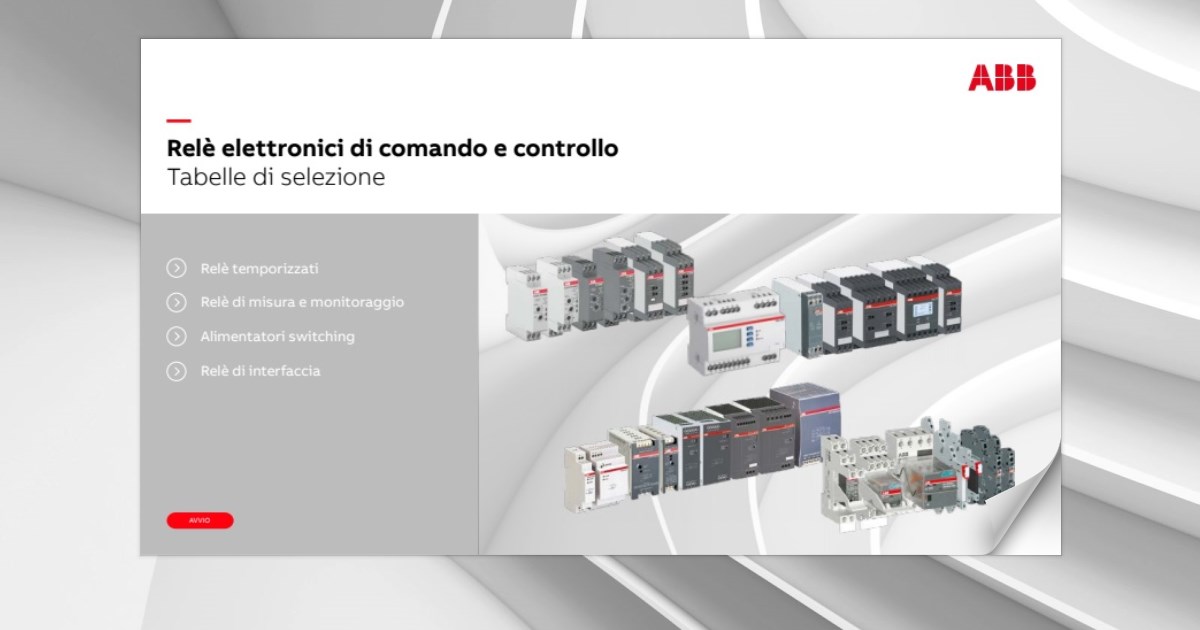 Relè elettronici di comando e controllo