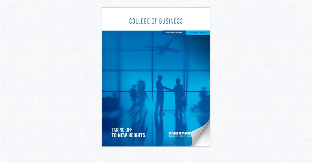 Embry-Riddle Worldwide College of Business Annual Report 20… - Page 3