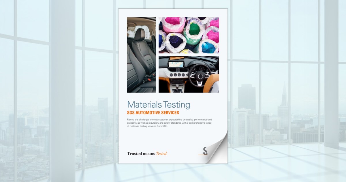 SGS Automotive Services - Materials Testing