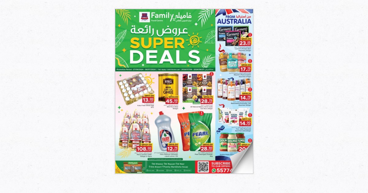 Super Deals at Family
