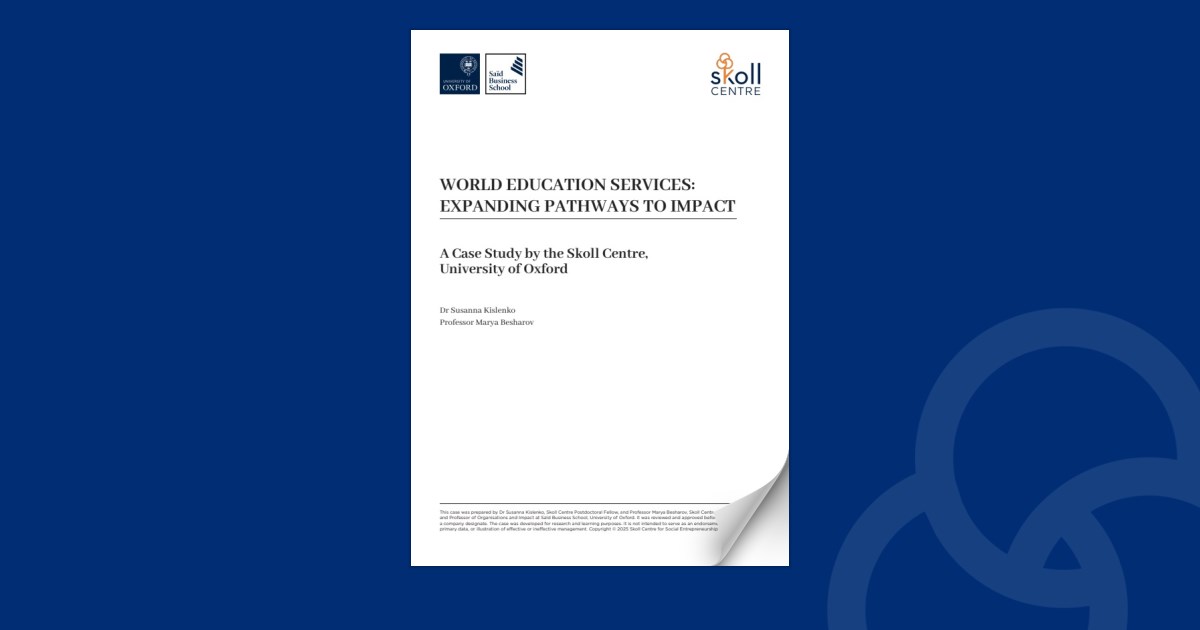 SKOLL CENTRE WORLD EDUCATION SERVICES CASE STUDY - Page 3