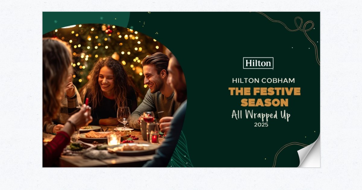 Hilton Cobham Christmas Brochure 2025