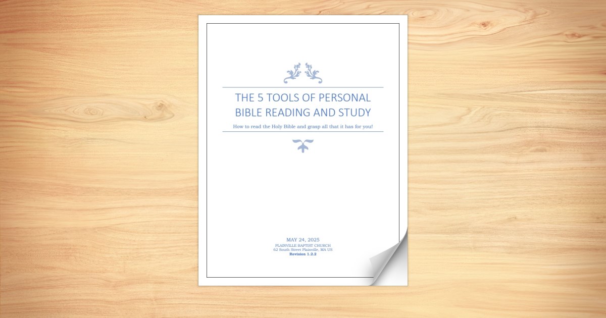 The Five Tools of Personal Bible Study - Page 38