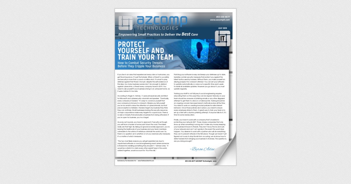 AZCOMP Technologies IT July 2019