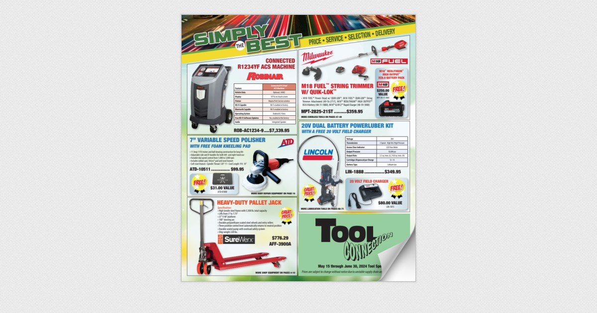 Simply the Best Tool Connection - May 15 June 30, 2024
