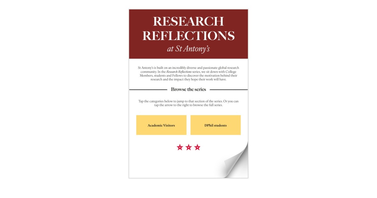Research Reflections