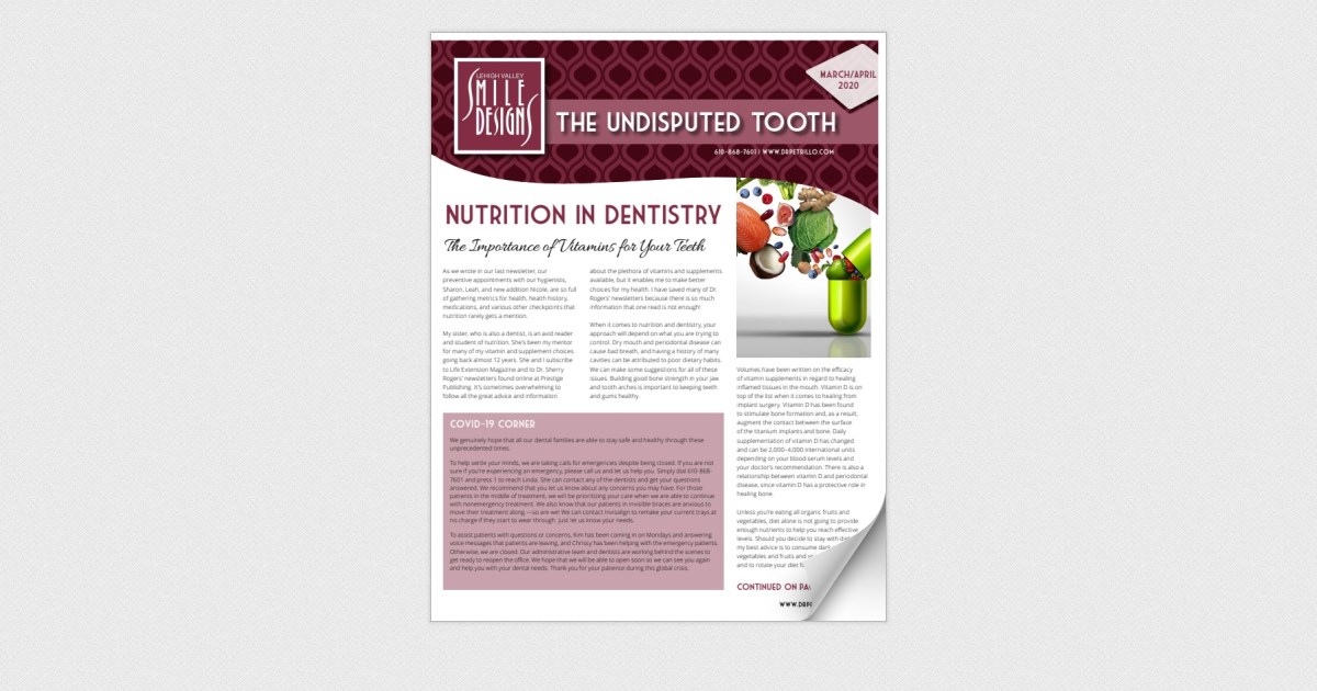 Michael Petrillo DMD - March/April 2020