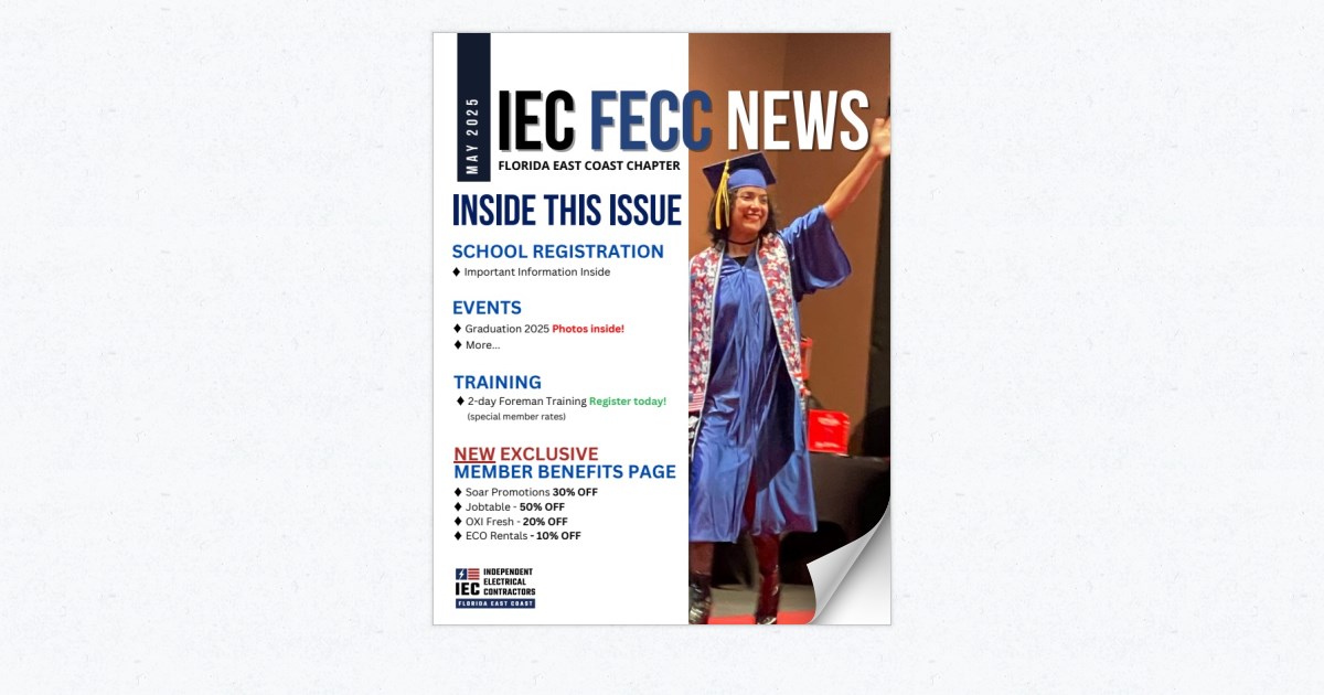 MAY 2025 The IEC FECC Electric News - Page 4