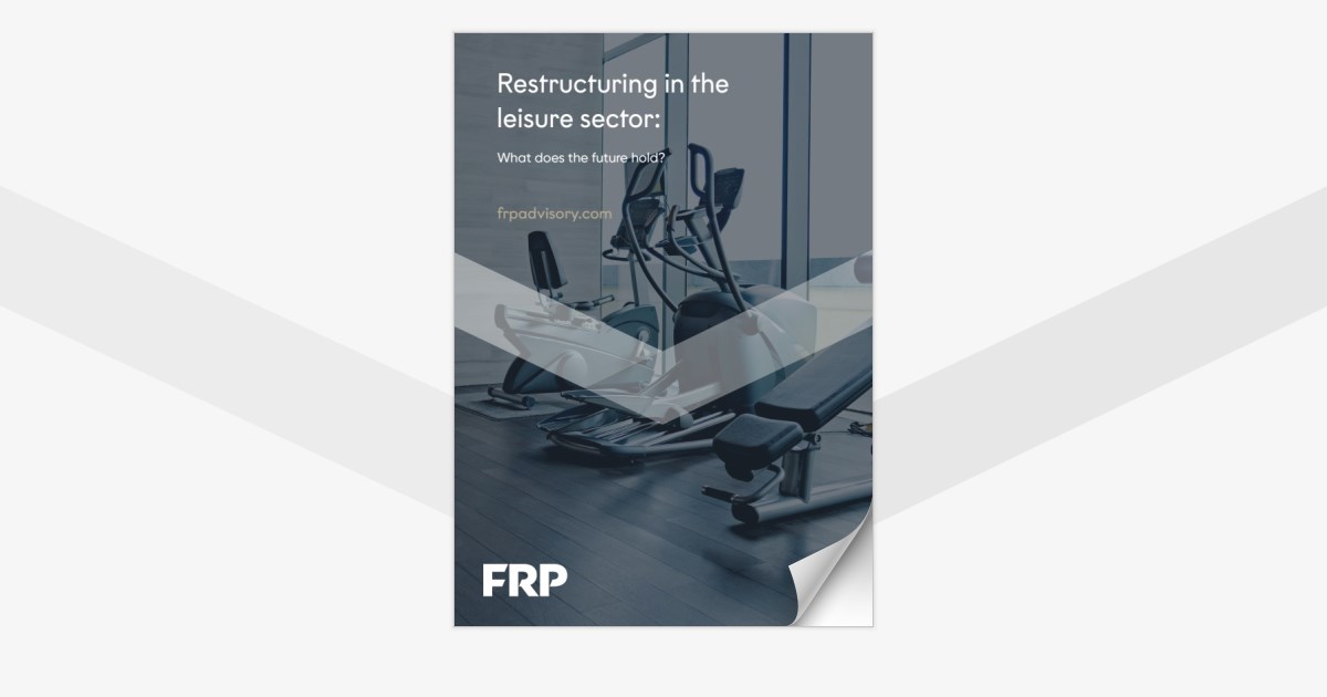 Restructuring in the leisure sector publication