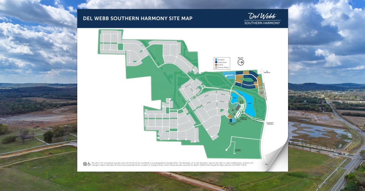DW Southern Harmony Site Map
