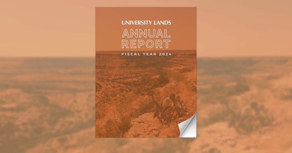 University Lands FY24 Annual Report - Page 2