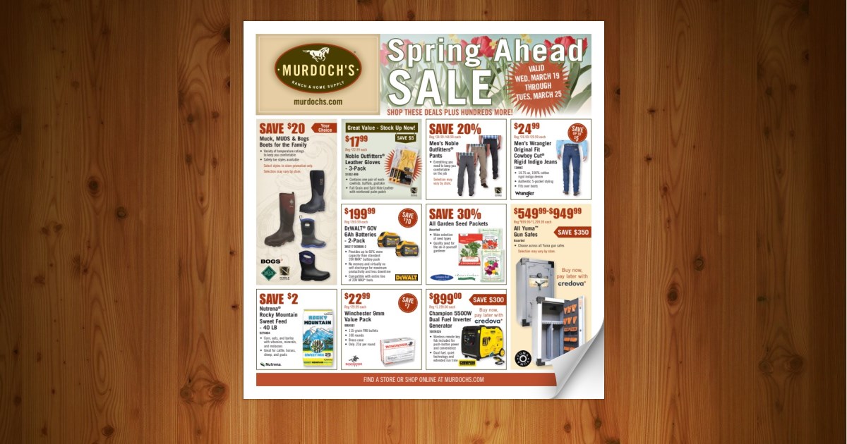 Spring Ahead Sale