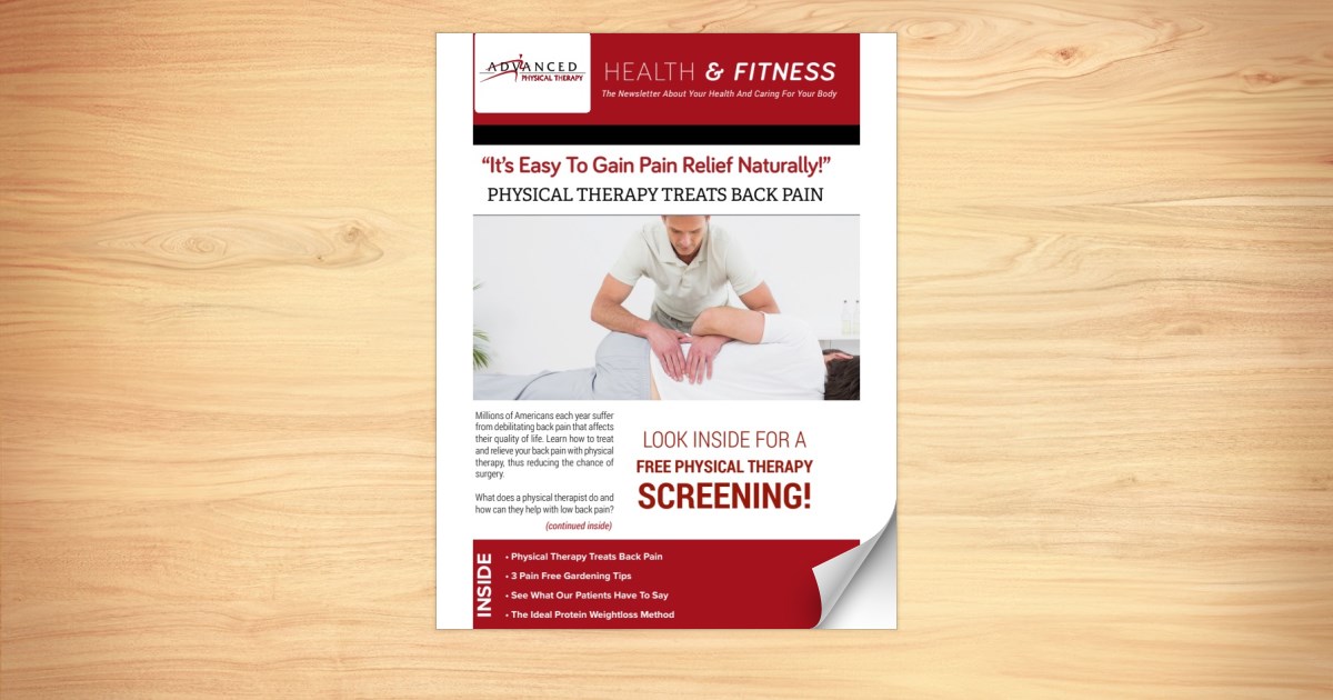 Advanced PT: Physical Therapy Treats Back Pain