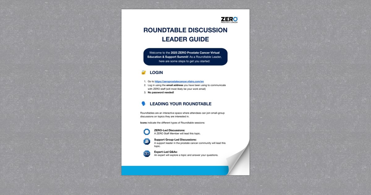 Roundtable Discussion Leader Guide