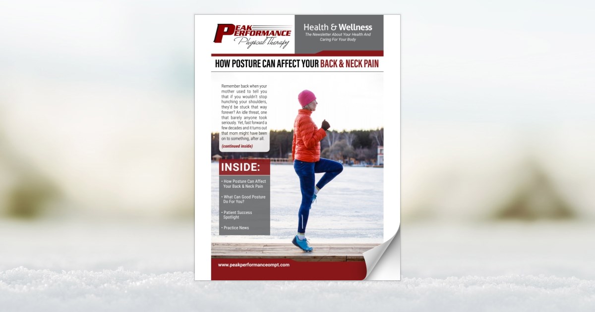 Peak Performance: How Posture Affects Back and Neck Pain