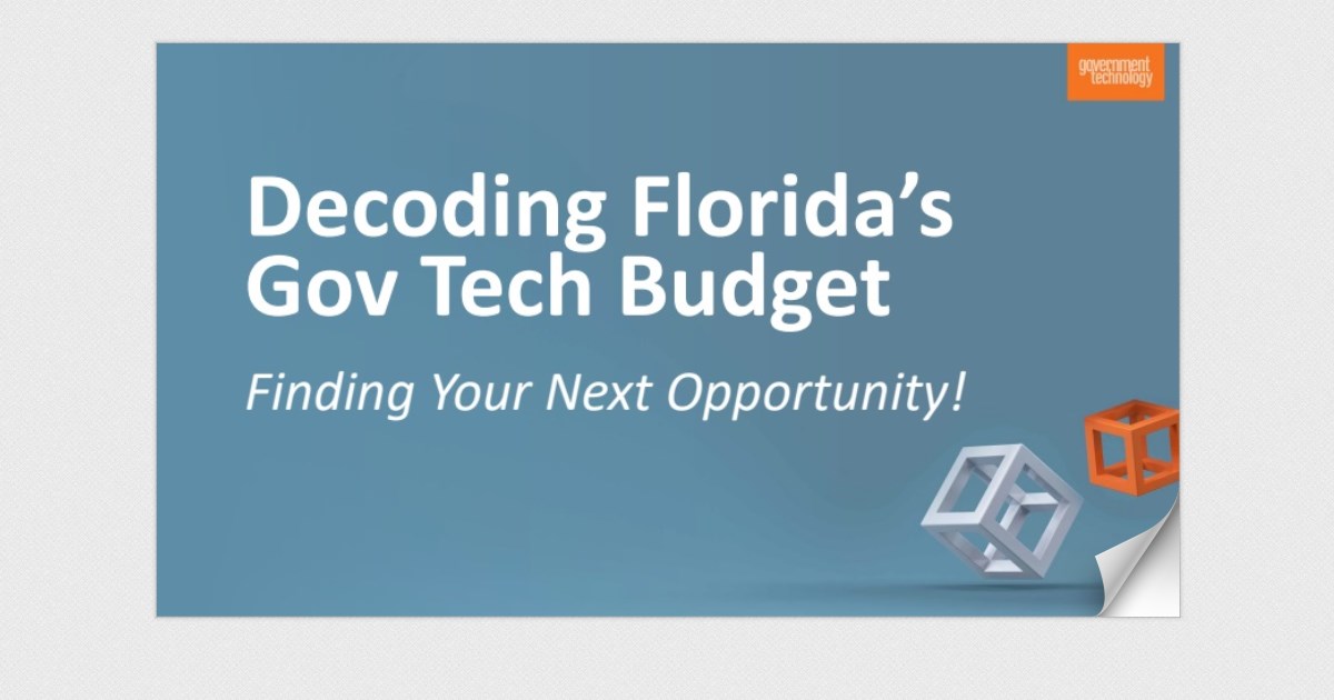 Decoding Florida's Gov Tech Budget