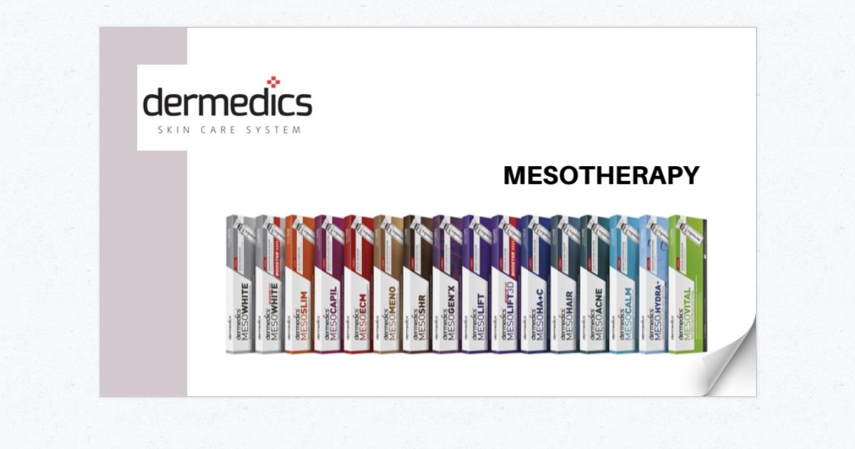 DERMEDICS MESOTHERAPY Beauty D Training manual