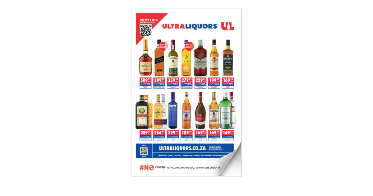 Ultra Liquors Broadsheet 1-14 February 2026