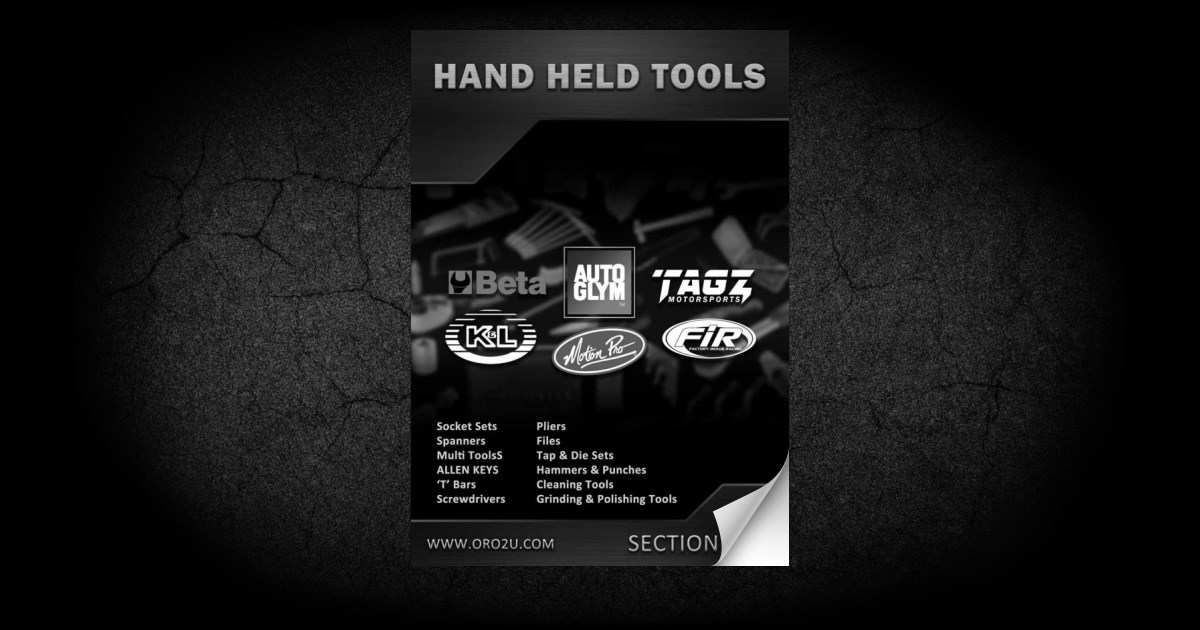 ORO2U Tools Catalogue - Section D - Hand Held Tools
