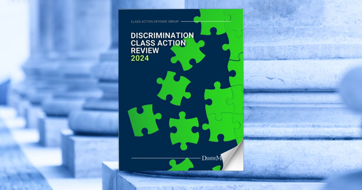 Duane Morris Discrimination Class Action Review – 2024