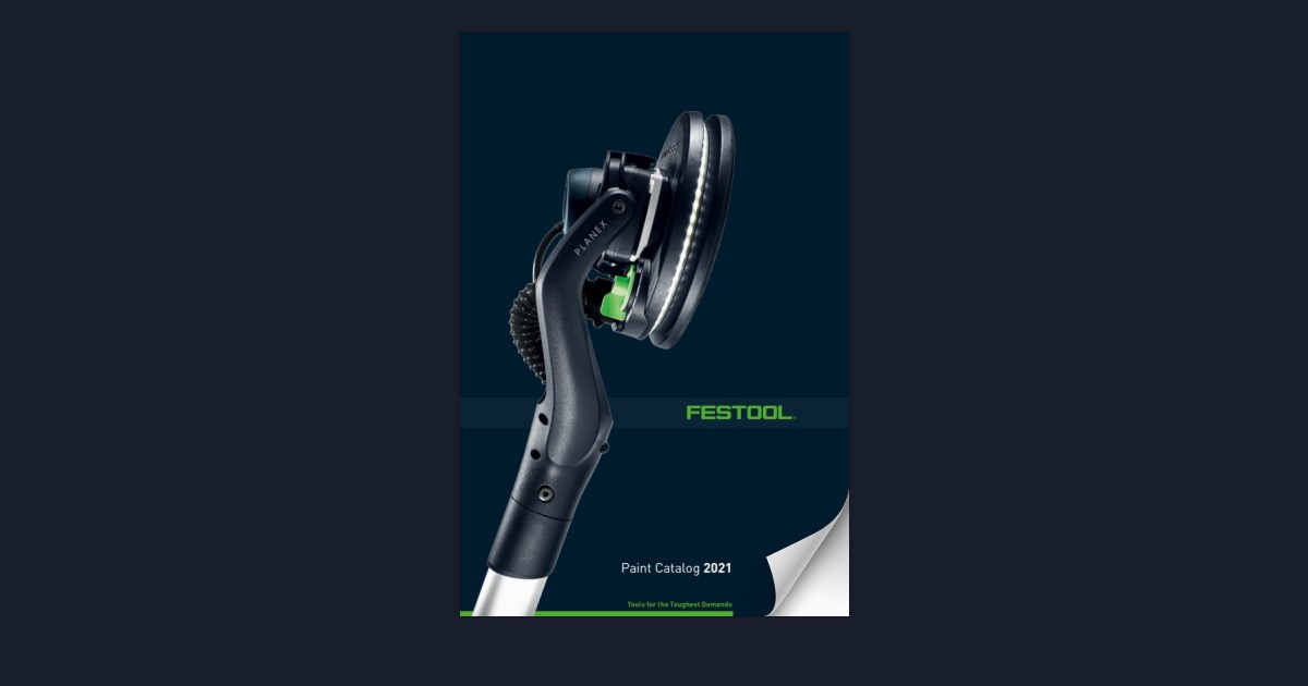 2021 Festool Canada Paint Catalog (English)