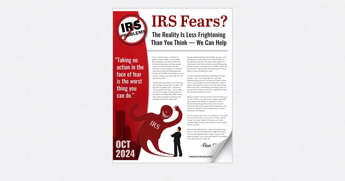IRS Trouble Solvers - October 2024