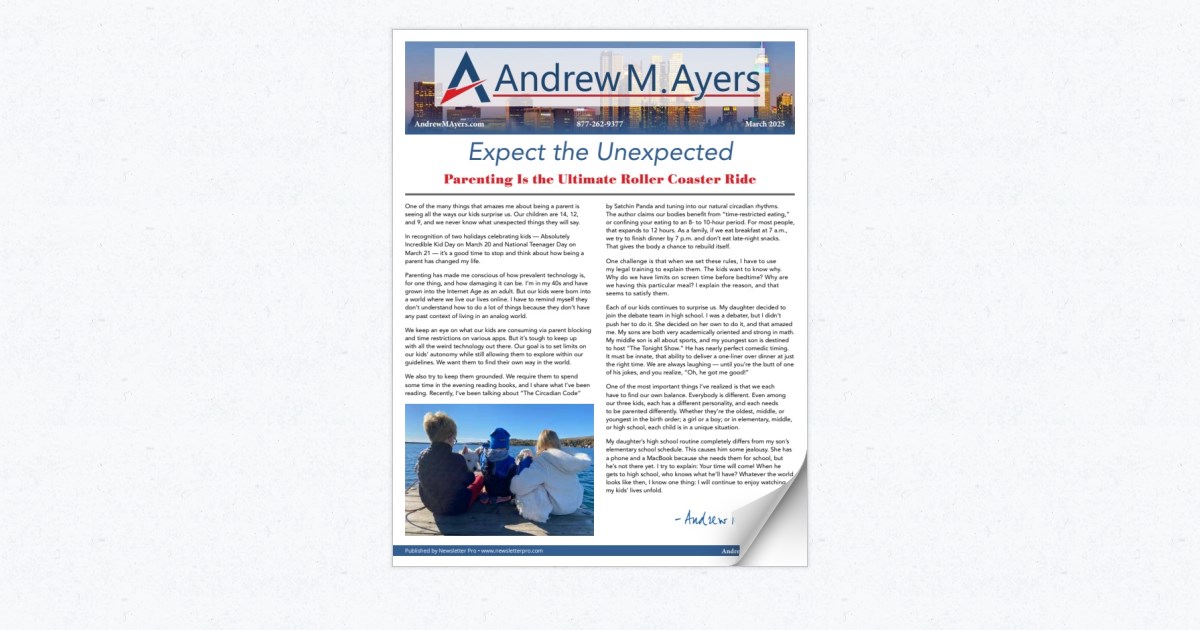 Andrew M. Ayers - March 2025