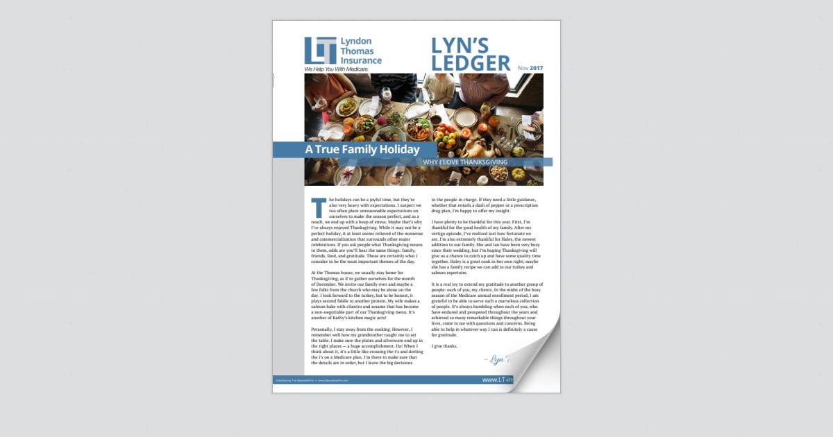 Lyndon Thomas Insurance - November 2017