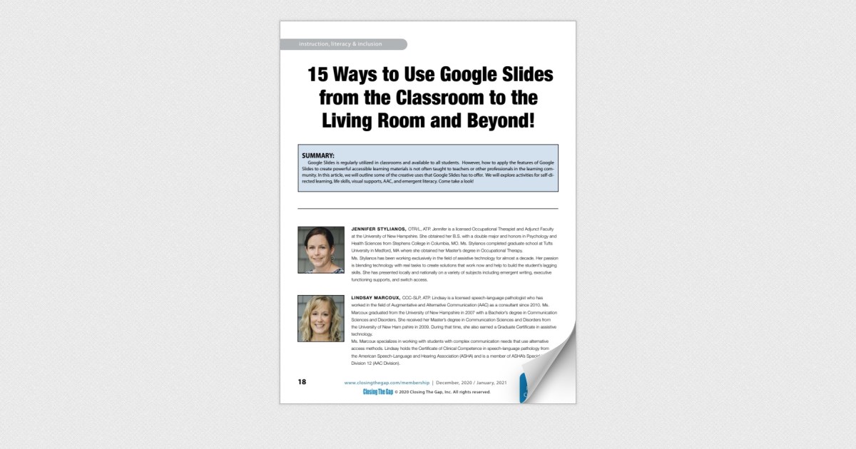 15 Ways to Use Google Slides from the Classroom to the